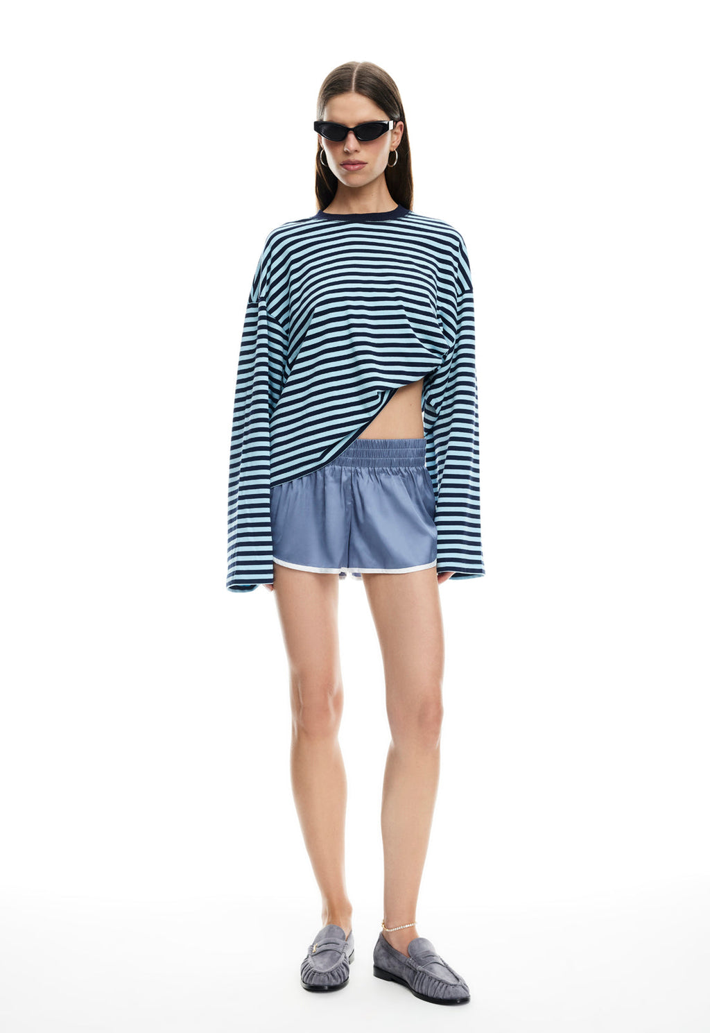Lioness BLOOM LONG SLEEVE - NAVY SEA STRIPE – ANOTHER STORY