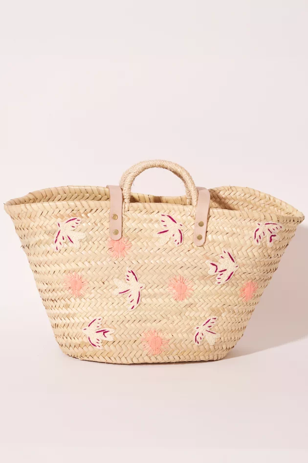MARADJI PANIER BIRDY BASKET BAG - ROSE – ANOTHER STORY